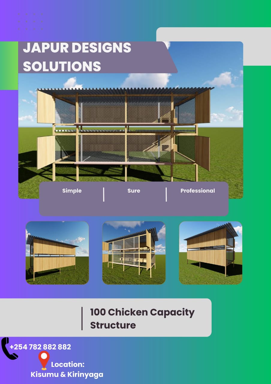 100 CAPACITY POULTRY HOUSE DESIGN – Japur Store